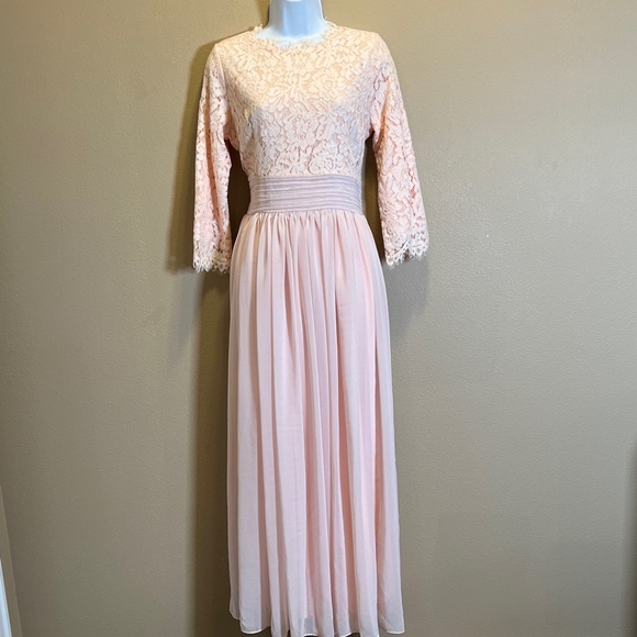 Dainty Jewells | Dresses | Dainty Jewells Womens Blush Pink Long Sleeve ...